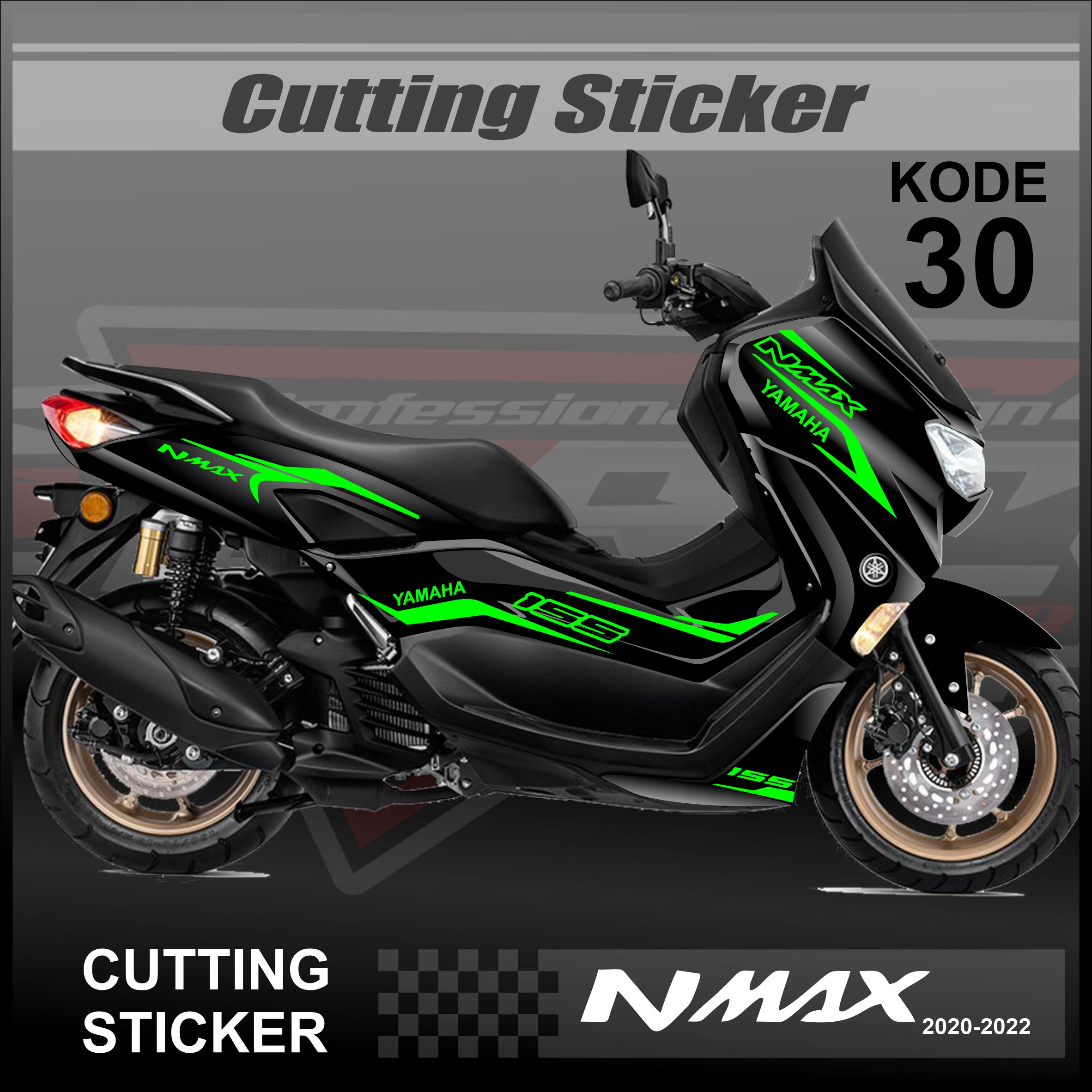 30 Cutting Skotlet Sticker Variasi Motor Yamaha NMAX 2020-2022 ...