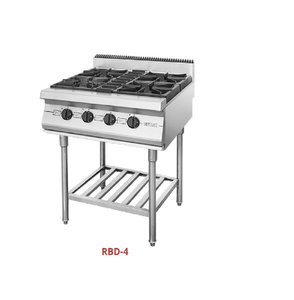 Gas Open Burner with Stand / Kompor Gas GETRA Tipe RBD-4 | Lazada Indonesia