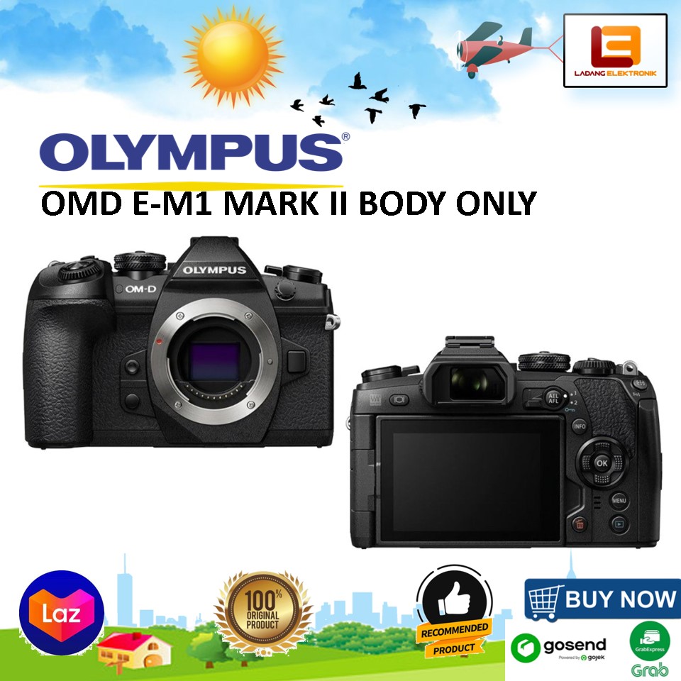 Olympus OMD E-M1 Mark II Body Only Mirrorless Camera | Lazada Indonesia