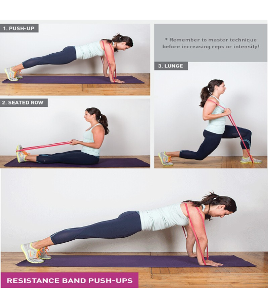 Pull Up resistance band fitness ukuran L kuat praktis bahan lateks ...