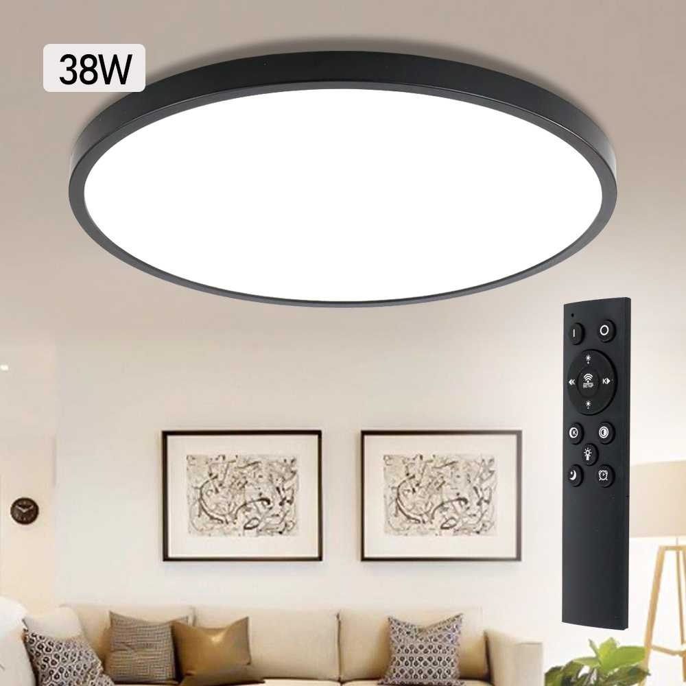 38W 40cm Dimmable Lampu LED Plafon Plafond Plavon Rumah Ruang Tamu ...