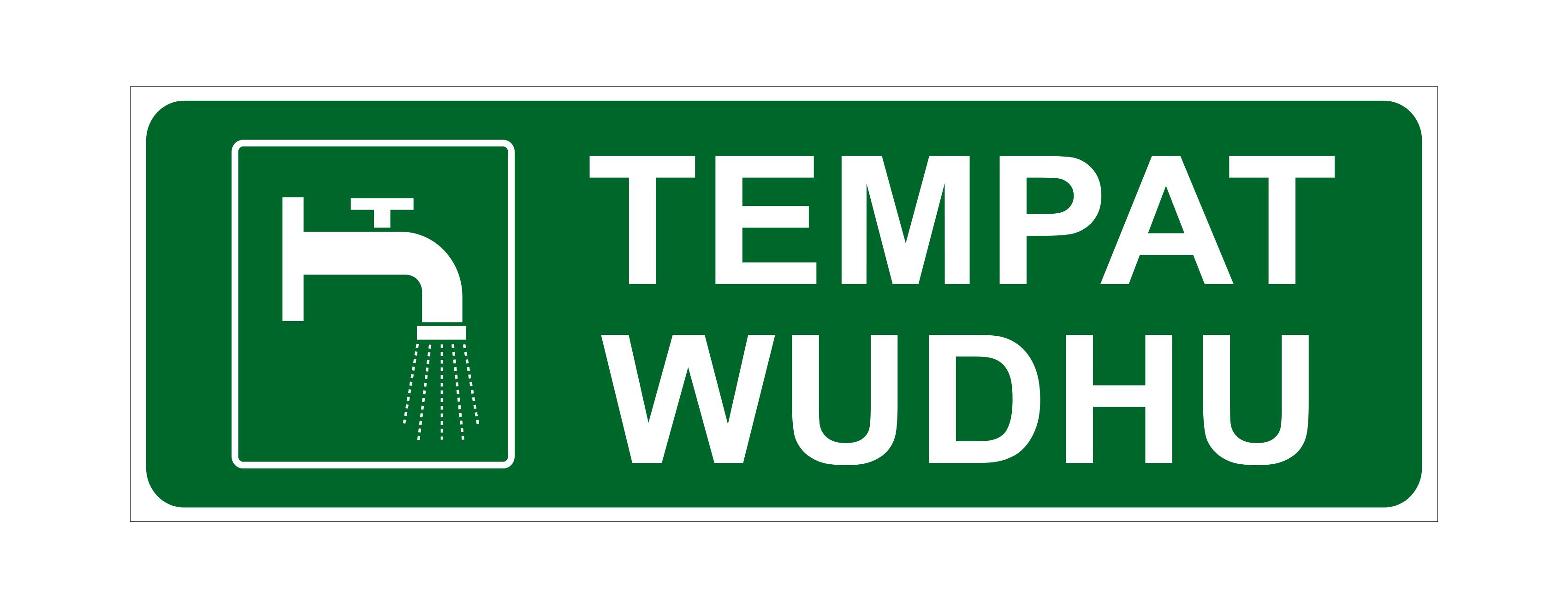 STIKER LEBEL MASJID MUSHOLA sign Rambu k3 Tempat wudhu | Lazada Indonesia