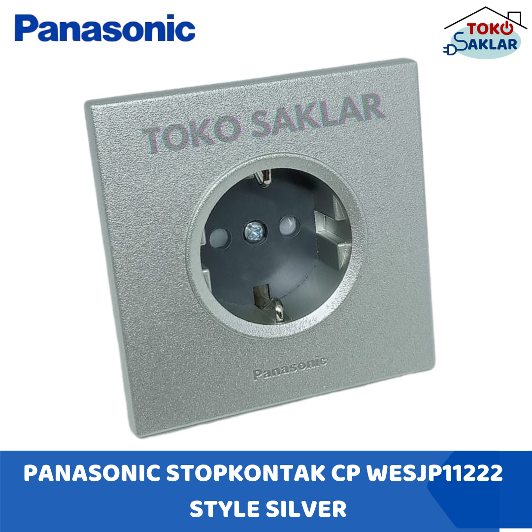 Panasonic Stop Kontak Style Silver Plus Pelindung (CP) Tanam Stopkontak ...