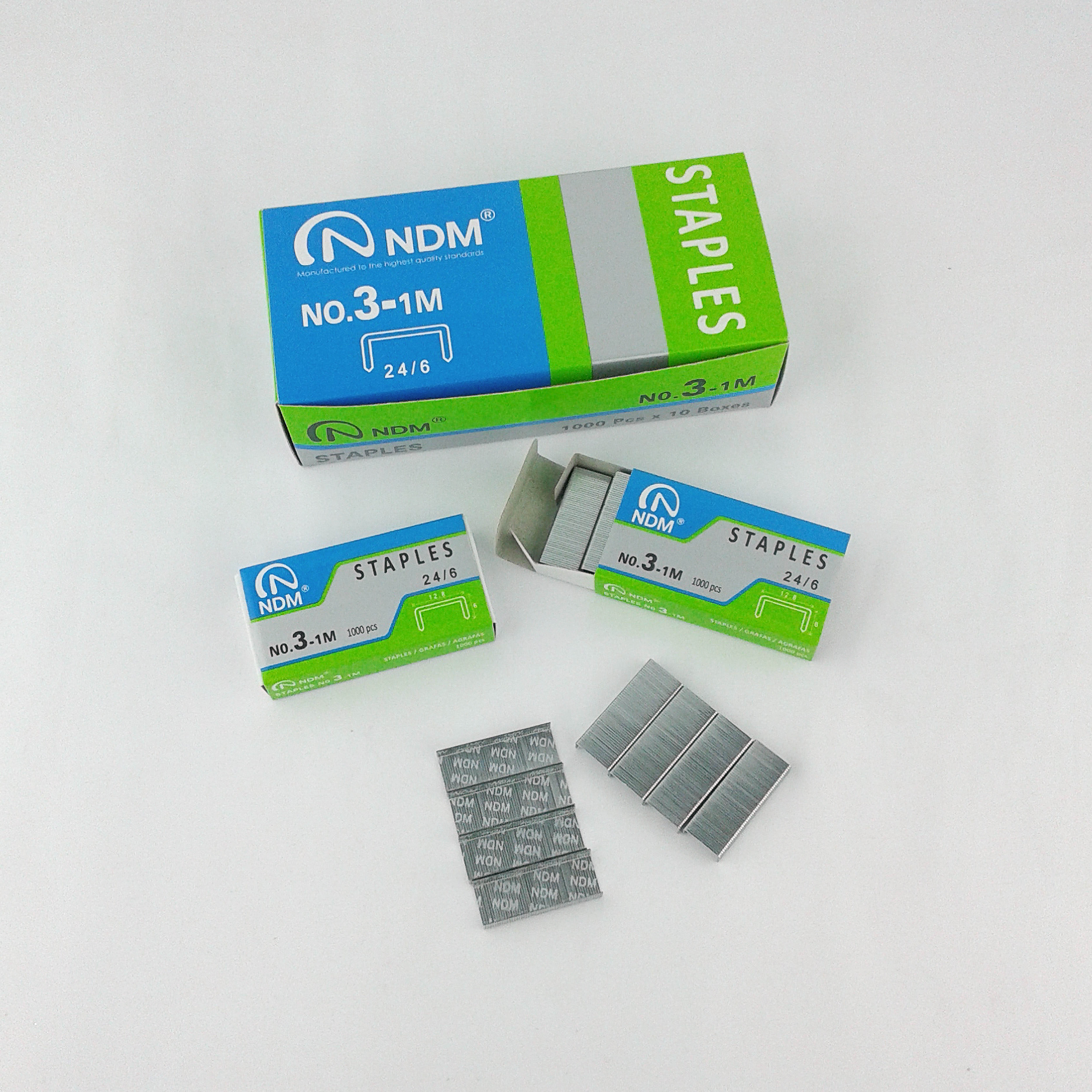 Isi staples besar NDM staples no.3 (1 box isi 10 box kecil) | Lazada Indonesia