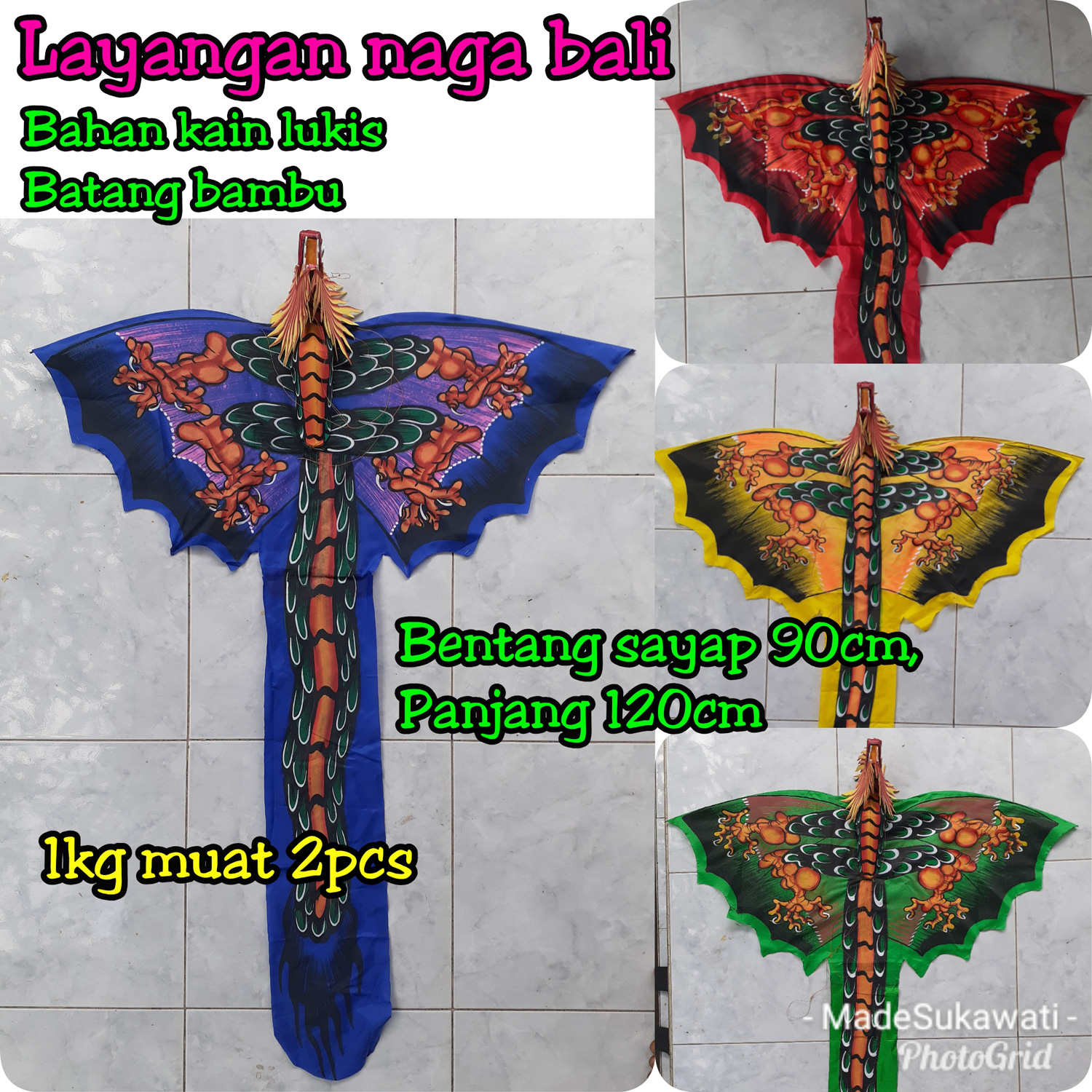 layang layangan naga bali | Lazada Indonesia