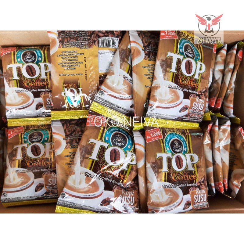 TOP COFFEE, KOPI SUSU 1 RENCENG ISI 12 SACHET | Lazada Indonesia