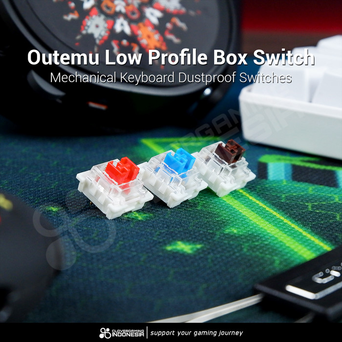 Outemu Low Profile Box Switch Mechanical Keyboard Dustproof Switches ...