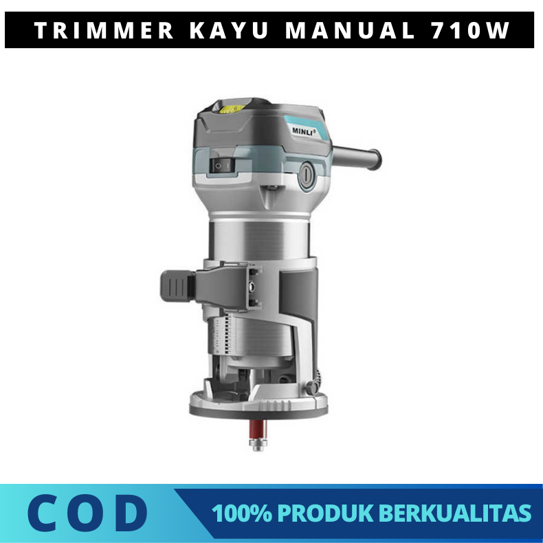 COD - Mesin Router Alat Trimmer Kayu Manual 710W 32000 RPM - 59118 ...