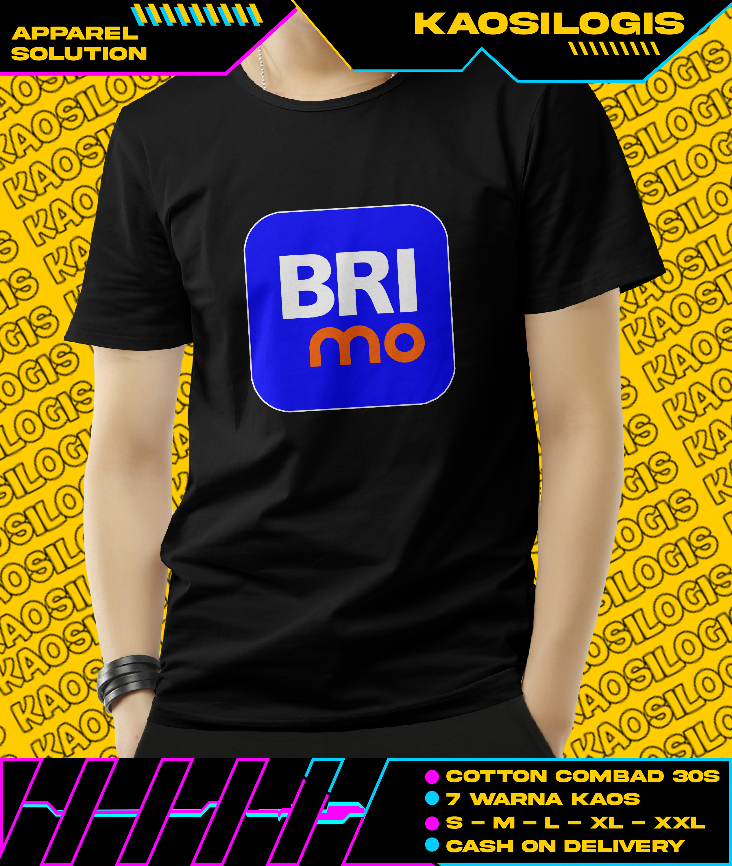 Kaos Bri Brimo Logo Perusahaan - Kaosilogis | Lazada Indonesia