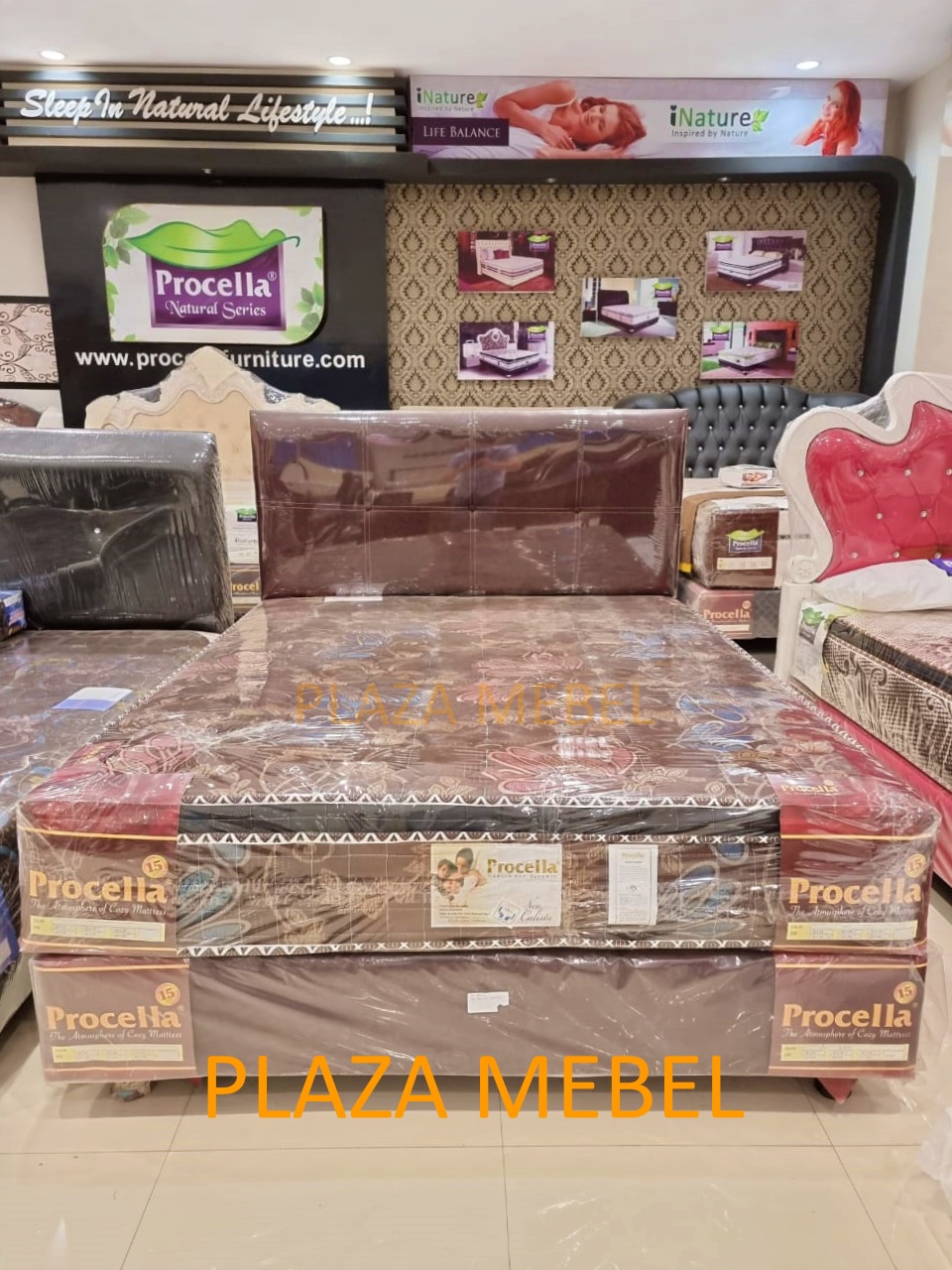 SET BED Springbed Procella Neo Calista Pillow Top ( FULLSET ) | Lazada ...