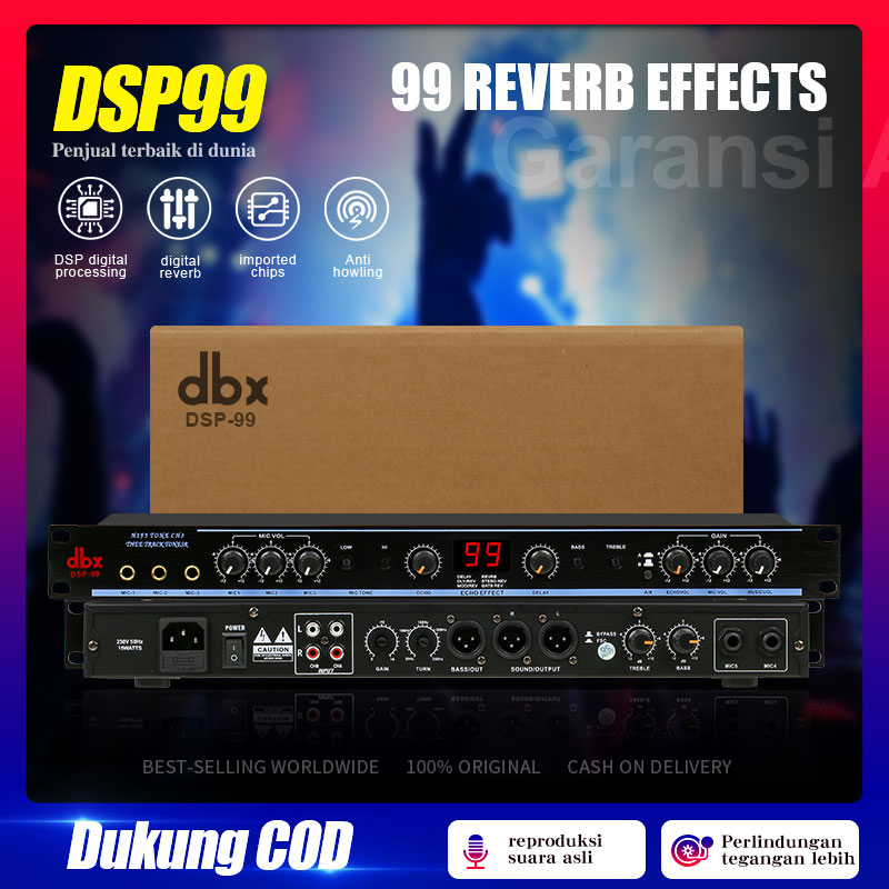 DBX dsp-99 suara front-end profesional DSP99 efek produk efek karaoke ...