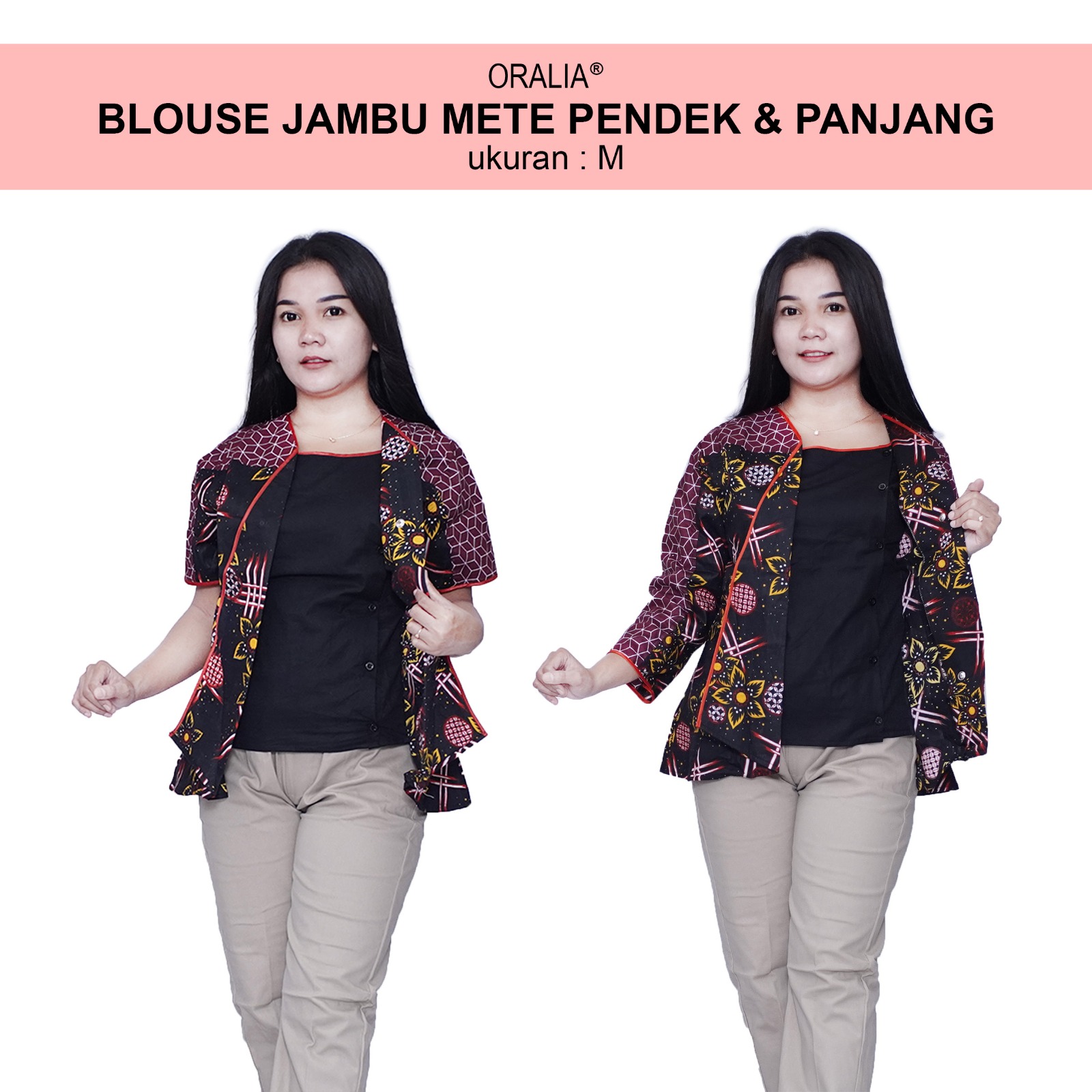 Blouse Big Size Ld 140 Wanita Atasan Batik Jumbo S M L Xl 2l 3l 4l 5l