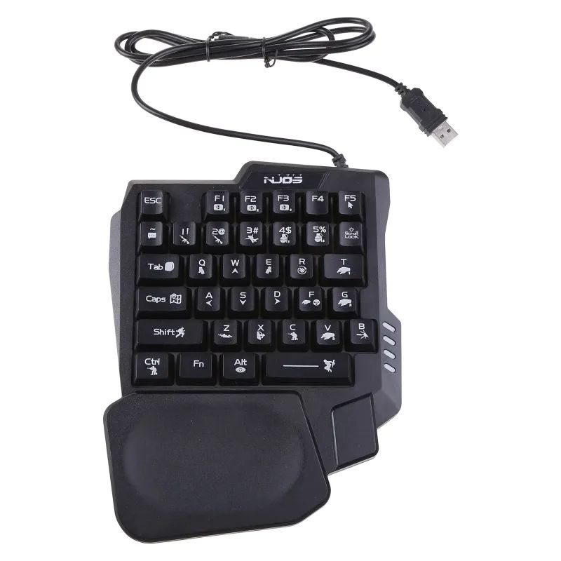Keyboard Gaming Single Hand Keyboard One Hand Dengan Led Backlight One ...