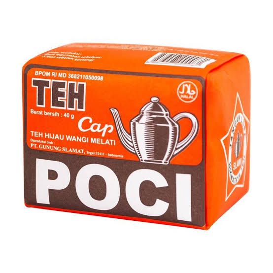 10Pcs Teh Poci Coklat Teh Melati 40Gr | Teh Cap Poci Coklat | Teh Poci ...