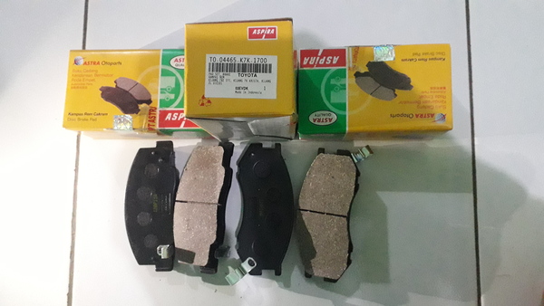 KAMPAS REM DEPAN / BRAKE PAD MOBIL TOYOTA KIJANG 7K,, KIJANG EFI ...