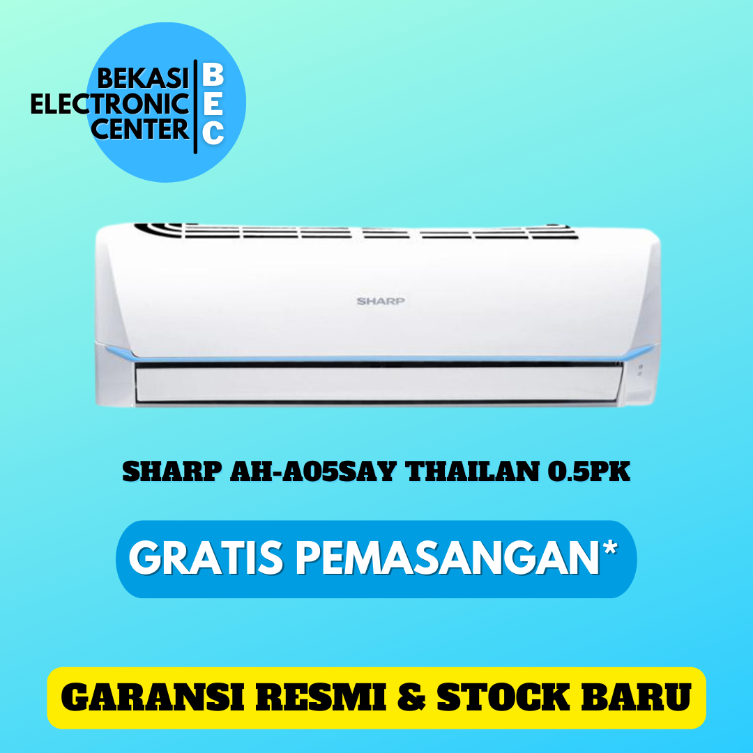 Ac Sharp 0.5 pk Standard Thailand AH-A05SAY + PASANG | Lazada Indonesia