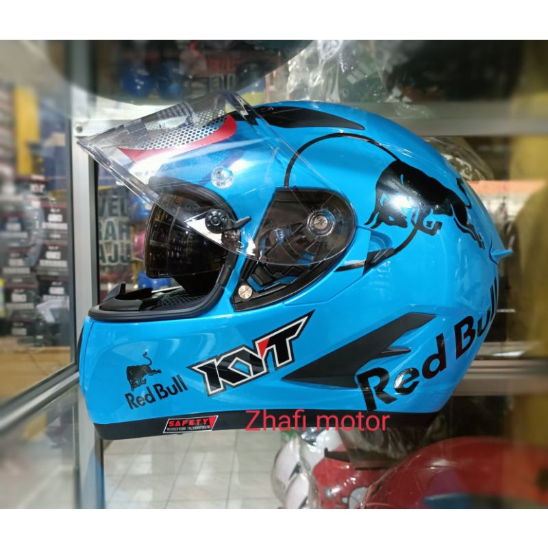 Helm Full Face KYT Falcon Doble Visor Original | Helm Murah | Helm Pria ...