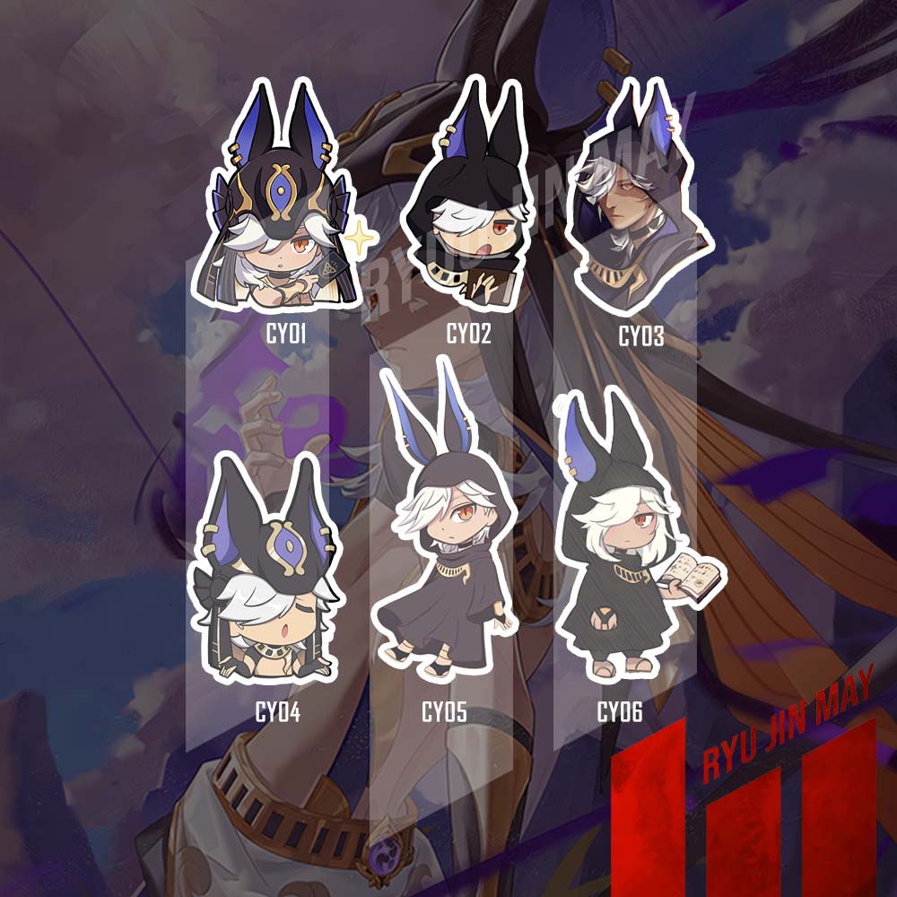 Sticker Anime - Genshin Impact - Cyno | Lazada Indonesia