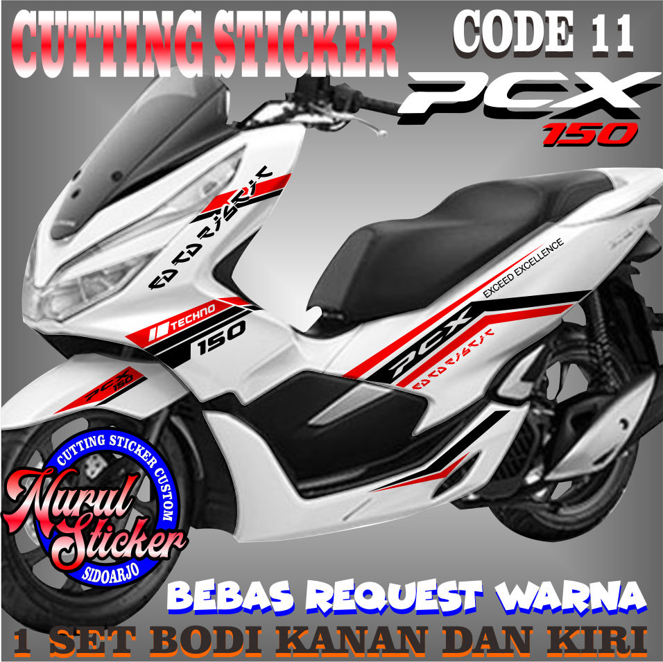 sticker pcx 150,cutting sticker pcx,sticker variasi pcx | Lazada Indonesia