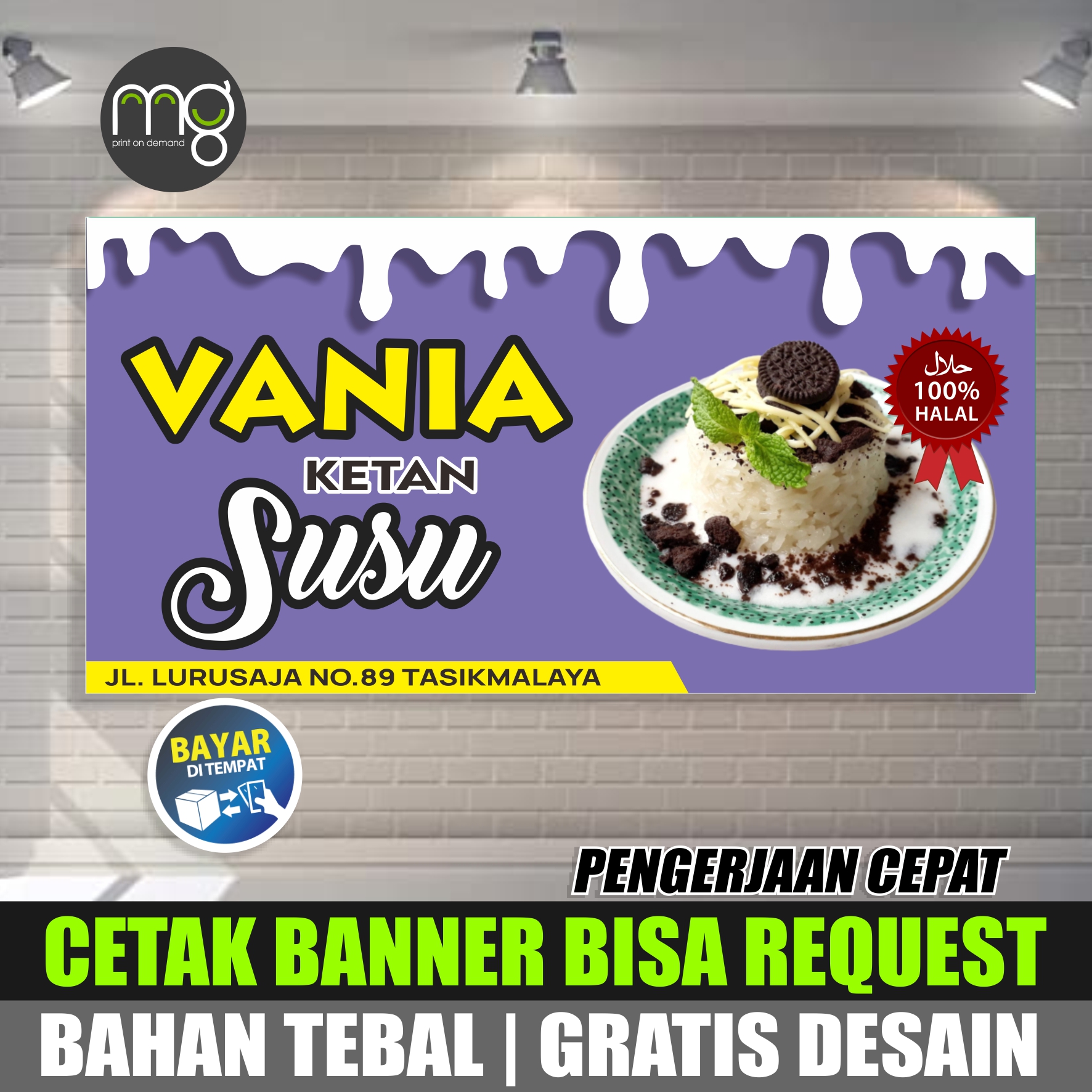 Spanduk ketan susu - banner jualan makanan - sepanduk warung Terbaik ...