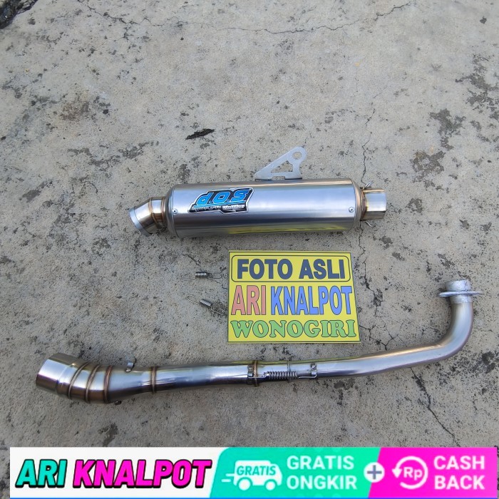 KNALPOT DOS JENONG KARISMA ABSOLUTE REVO Fi SUPRA X 125 BLADE WRX GP 5 ...