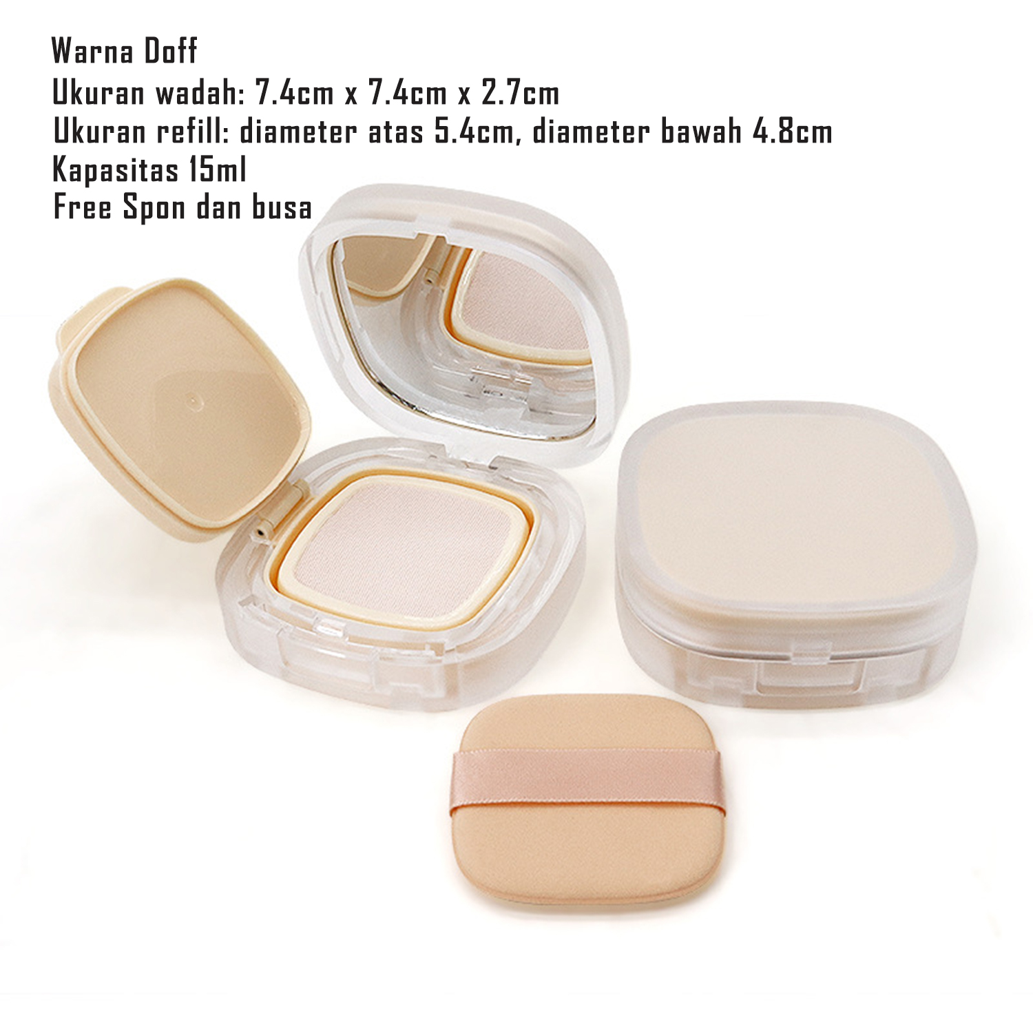 Tempat BB Cushion Tempat BB Cream Tempat Bedak Cair Foundation Wadah BB ...
