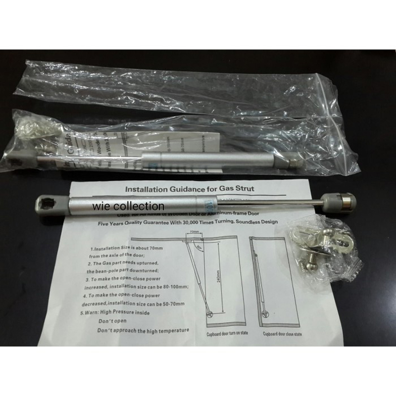 1 Set ENGSEL HIDROLIK PINTU GAS SPRING 100 N / ENGSEL JOK MOTOR ...