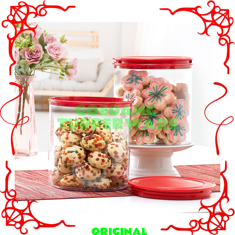 Toples Bening Tupperware Toples Makanan Tupperware Crystal 2,7L 1pc ...