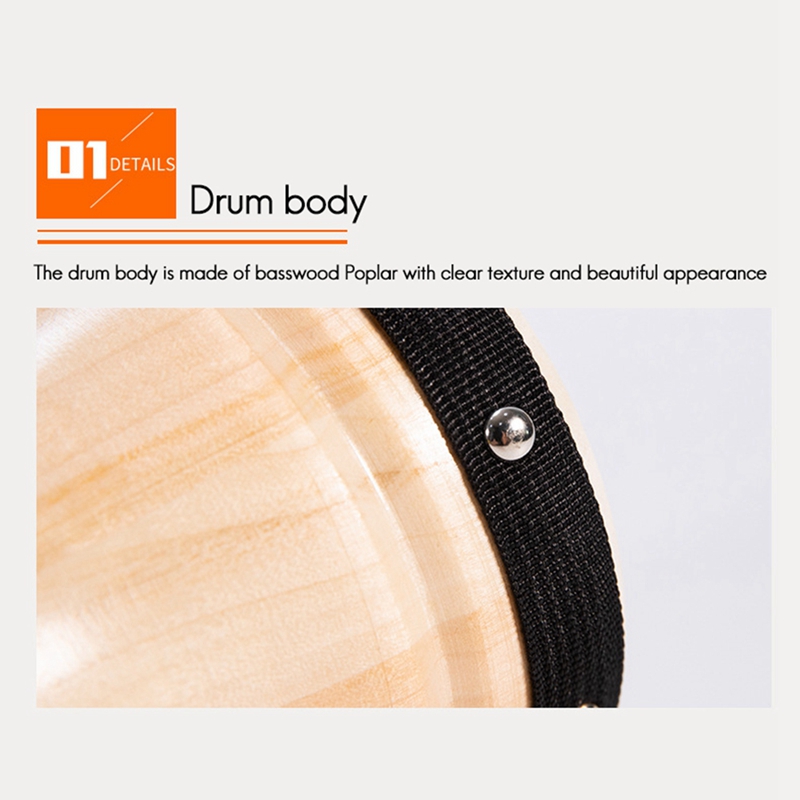Single Drum Bongo Drum Single Bongo Drum Sheepskin Material Percussion ...