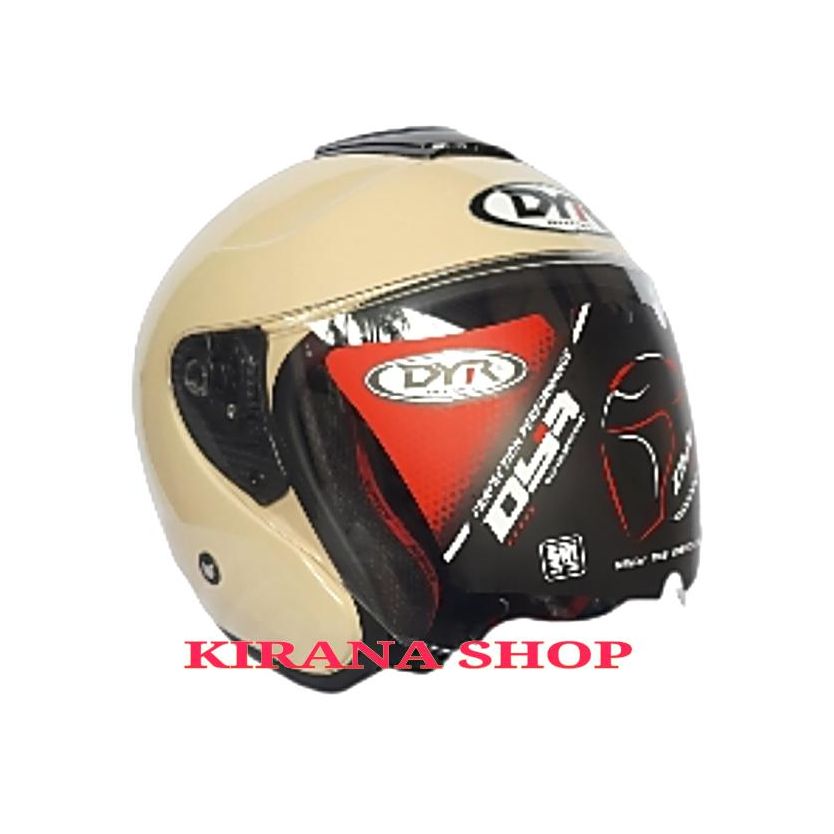 Helm DYR Kyoto / Osaka Polos Warna Cream | Lazada Indonesia