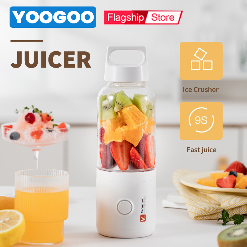 YOOGOO VITAMER Ice Crusher BLENDER PORTABLE PREMIUM 500ML Blender Juice ...