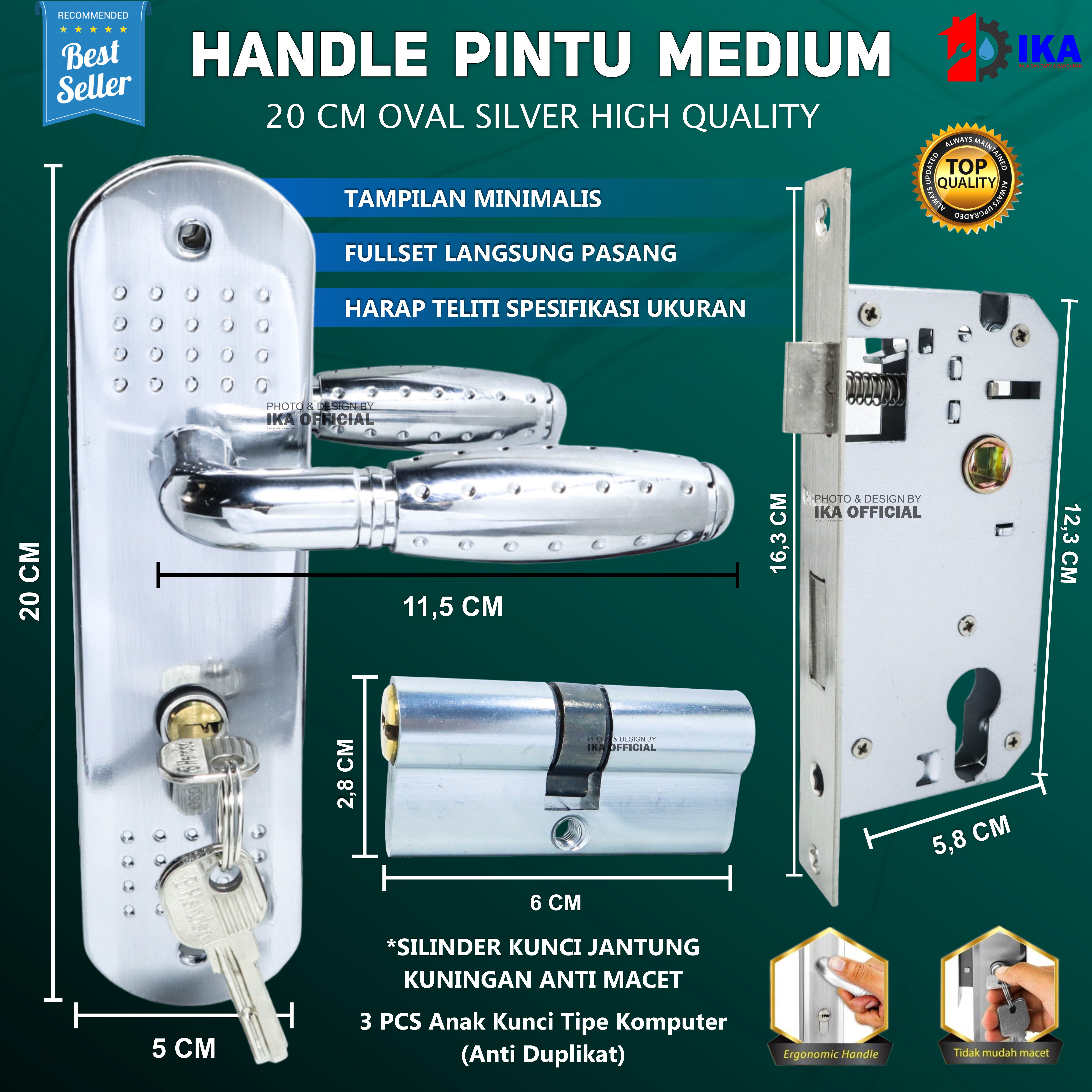 Slot Selot Kunci Handle Handel Hendel Pintu Rumah Set / Tarikan pintu ...