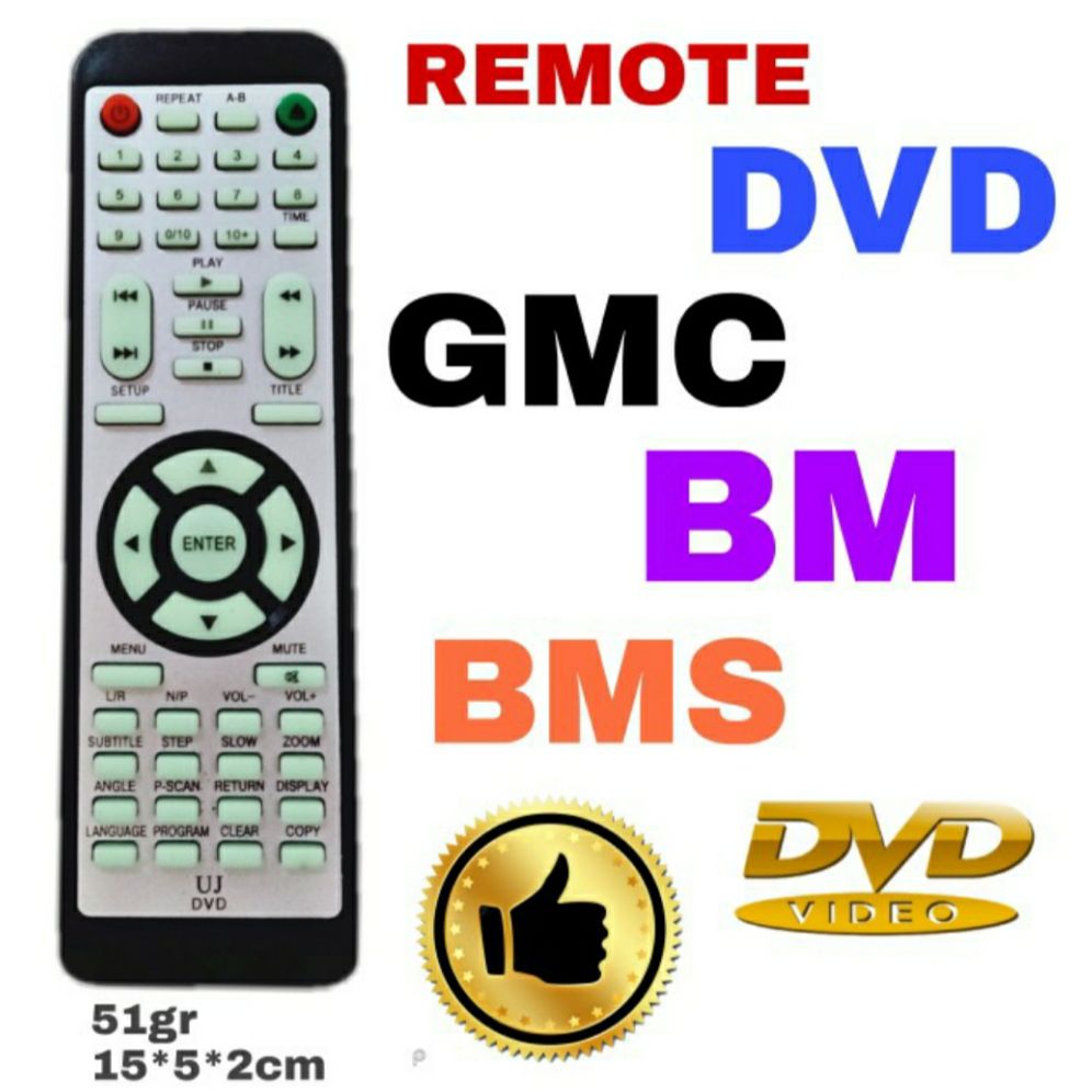 Remote DVD GMC BM BMS DVD Remot DVD GMC | Lazada Indonesia