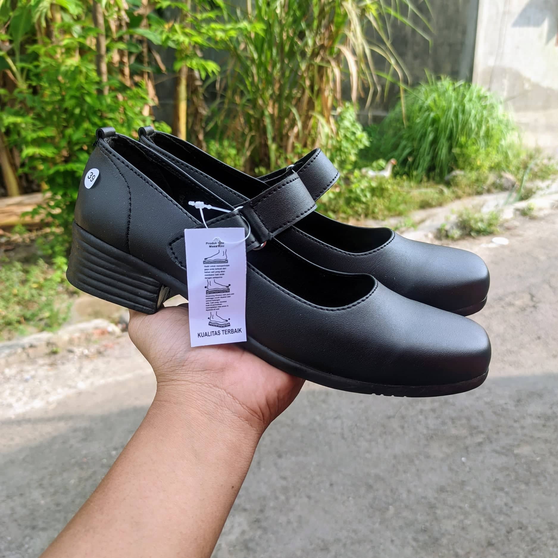 Sepatu Pantofel Paskibraka Hak 3cm Size 37-41 Sepatu Sekolah Paskib ...
