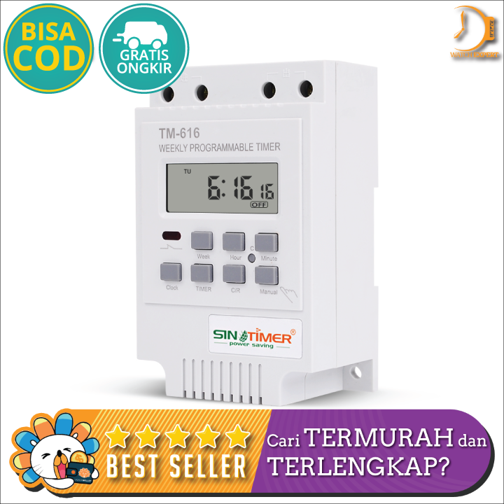Bisa Cod Timer Arus Listrik Otomatis Power Timer Programmable Time