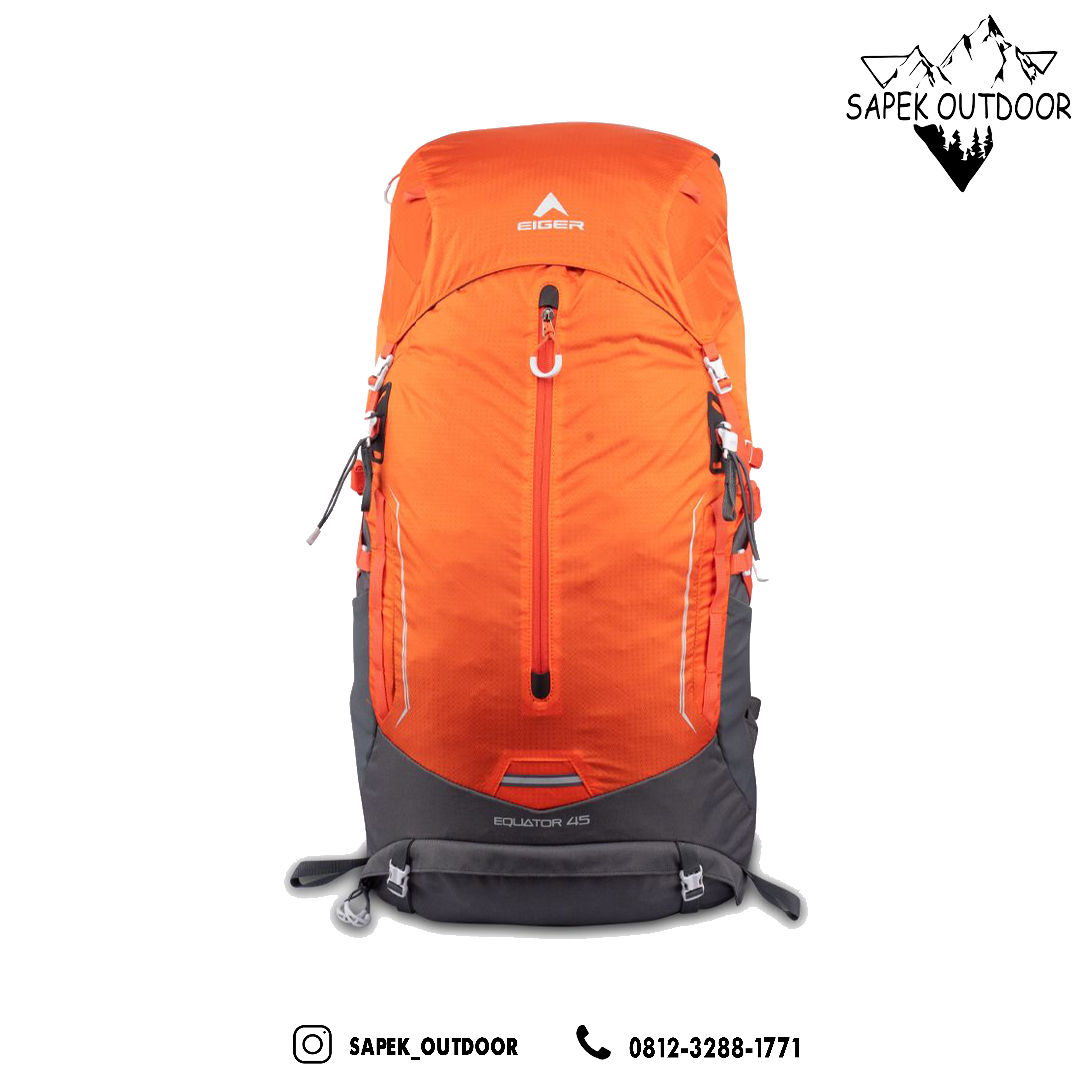 Carrier Eiger Equator 45L Orange | Lazada Indonesia