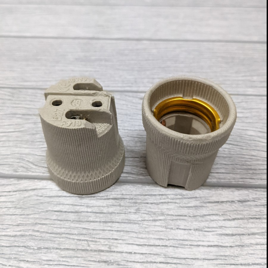 Fiting Keramik E27 - Fitting Keramik - Fiting Downlight | Lazada Indonesia