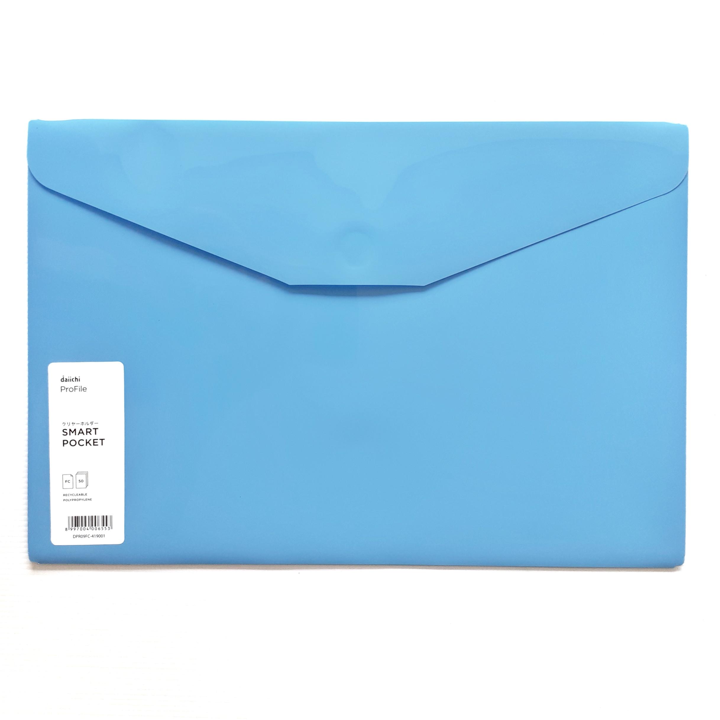 Smart Pocket Daiichi F4 - Map Plastik dengan Perekat Velcro Warna-Warni ...