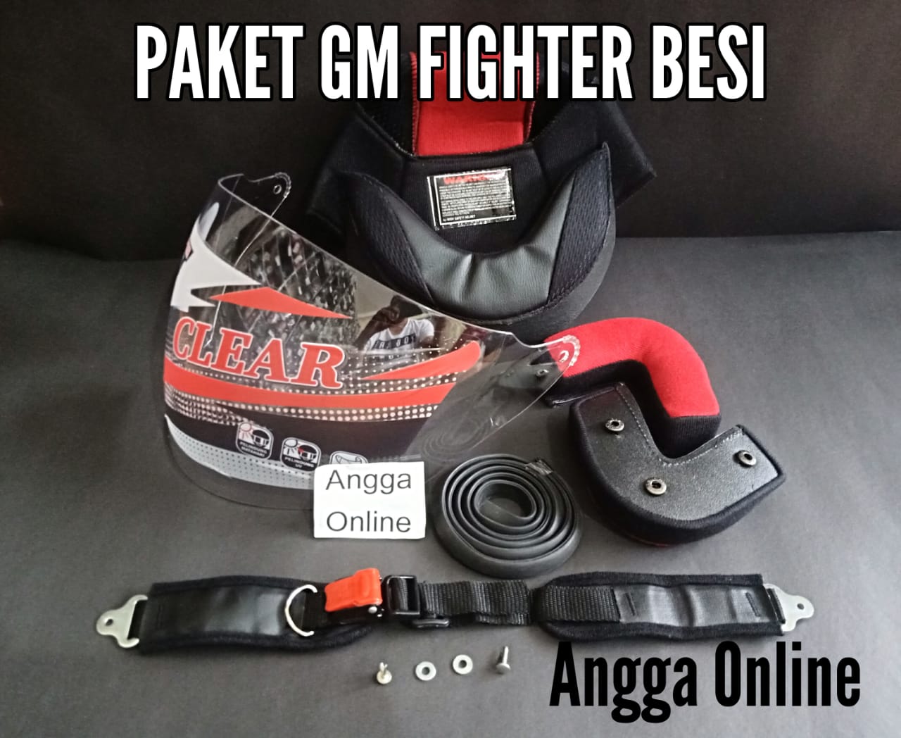 Paket Helm GM FIGHTER, GM Interceptor, GM Imprezza, GM Maestro, VOG ...