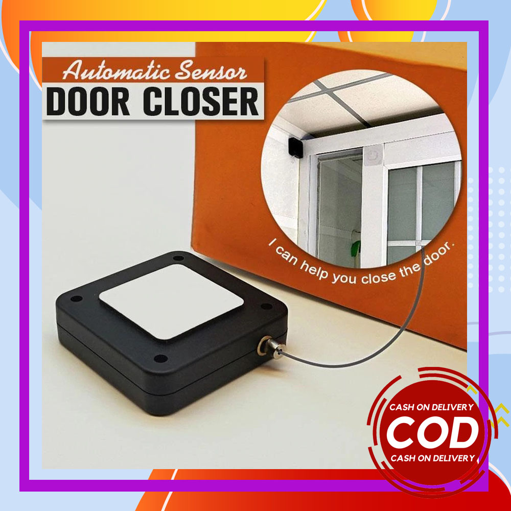 FLASHSALE! Door Closer Sensor Penutup Pintu Otomatis Tanpa Bor Paku ...