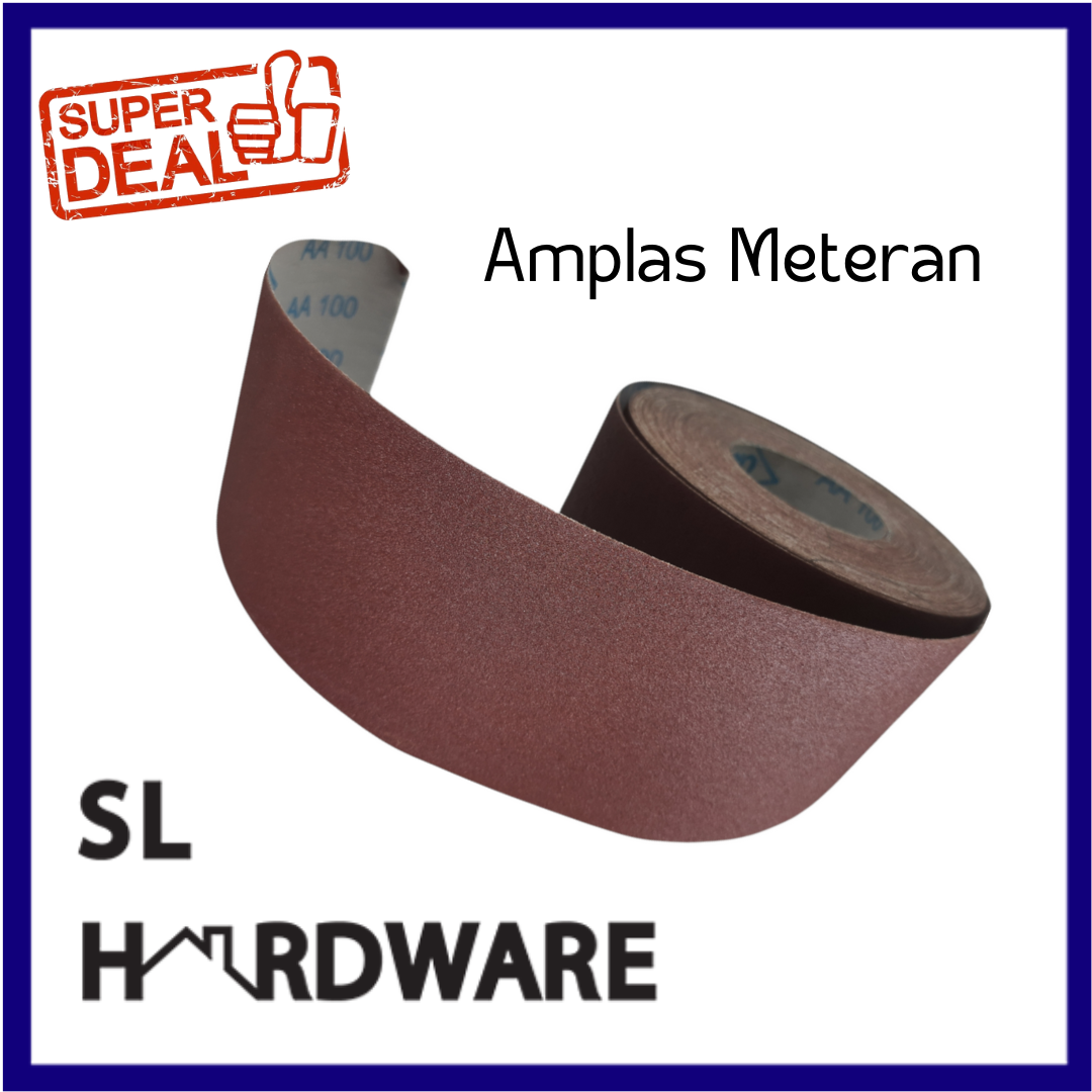 Amplas kain / Amplas Besi dan Kayu PER METER Grit 100 120 150 180 240 ...