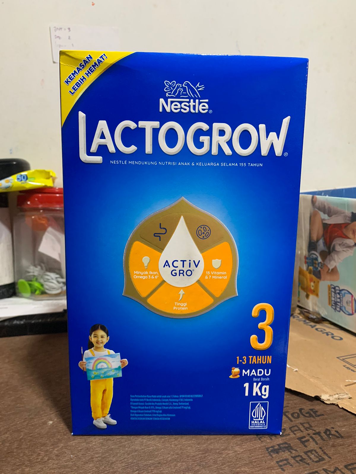 Lactogrow 3 Plain/Madu/Vanila 1 kg activ gro | Lazada Indonesia