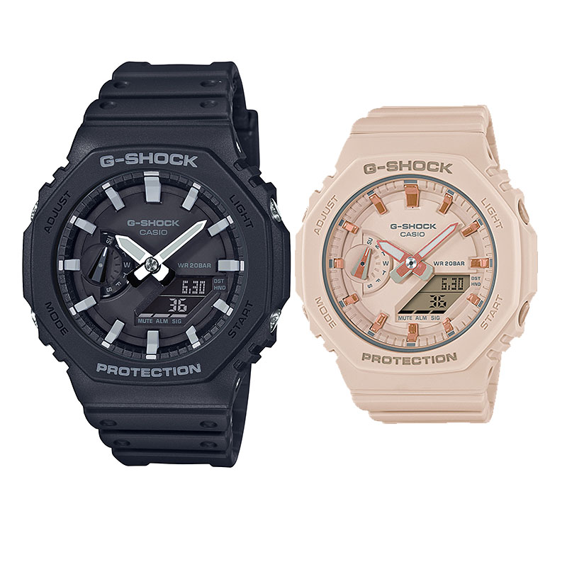 JAM TANGAN COUPLE ORIGINAL CASIO GA 2100 1A WITH CASIO GMA S2100 4A G ...