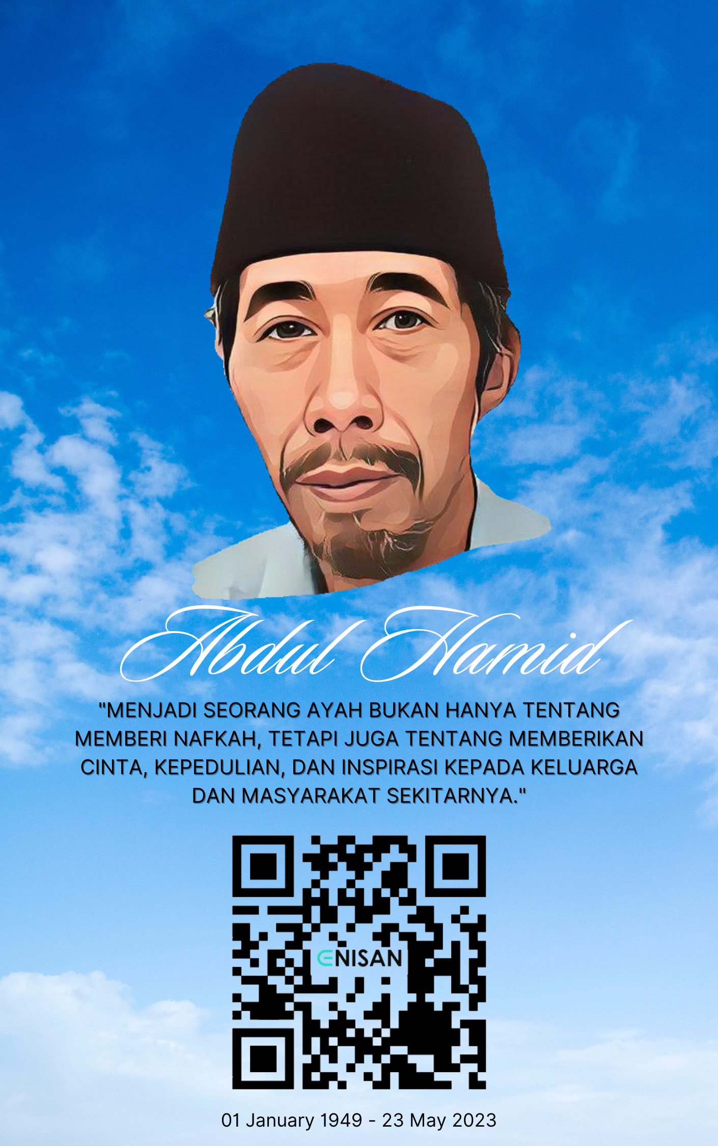 Bundle QR Code & Poster ENISAN (Type 49) | Lazada Indonesia