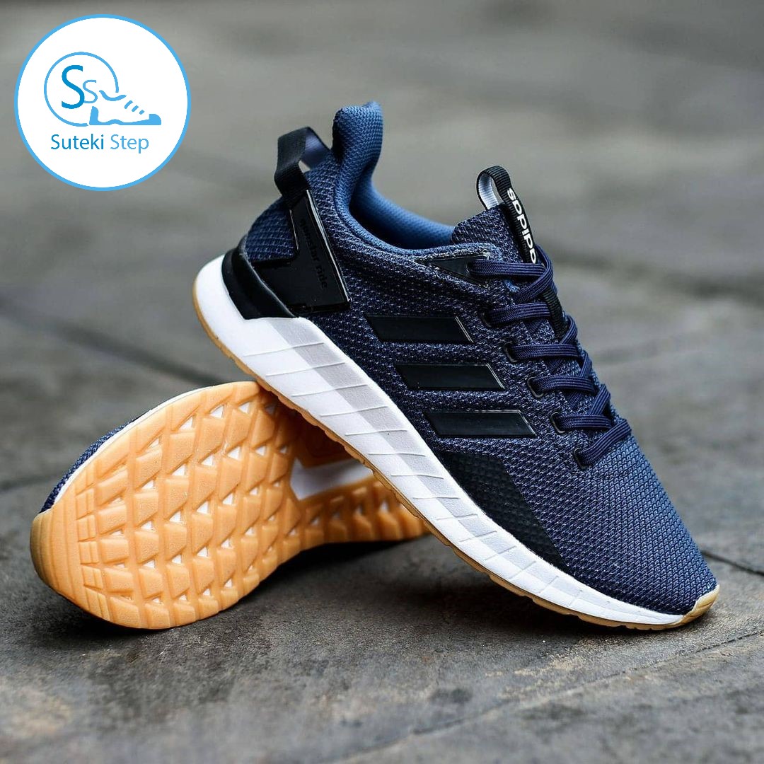 Sepatu Running ORIGINAL Questar Ride Midnight Navy Gum Sole REAL PICT ...