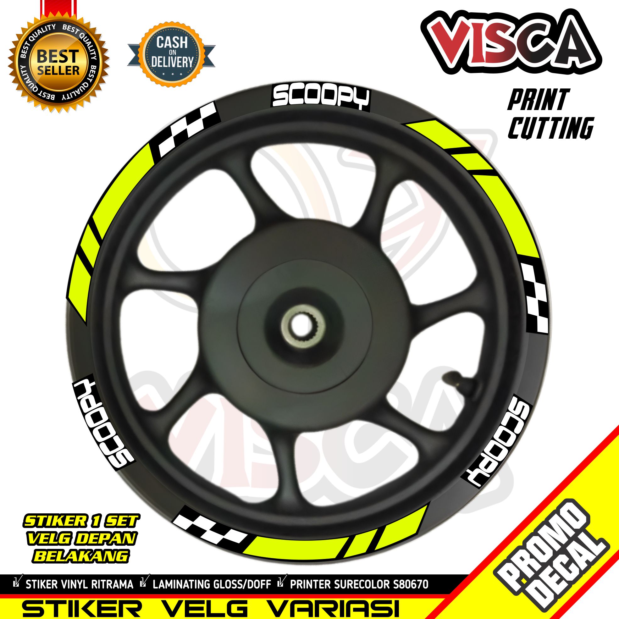 Stiker Velg - List Velg Motor - Stiker Velg Ring 12 Scoopy Flag ...