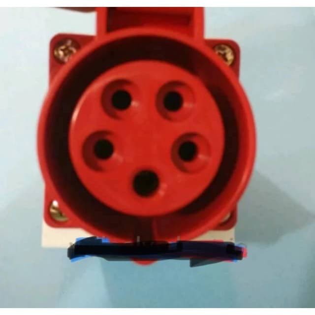 Stop Kontak Industri Surface Mounting 5K 5 Kaki 5 Pin 32A Wall Socket ...