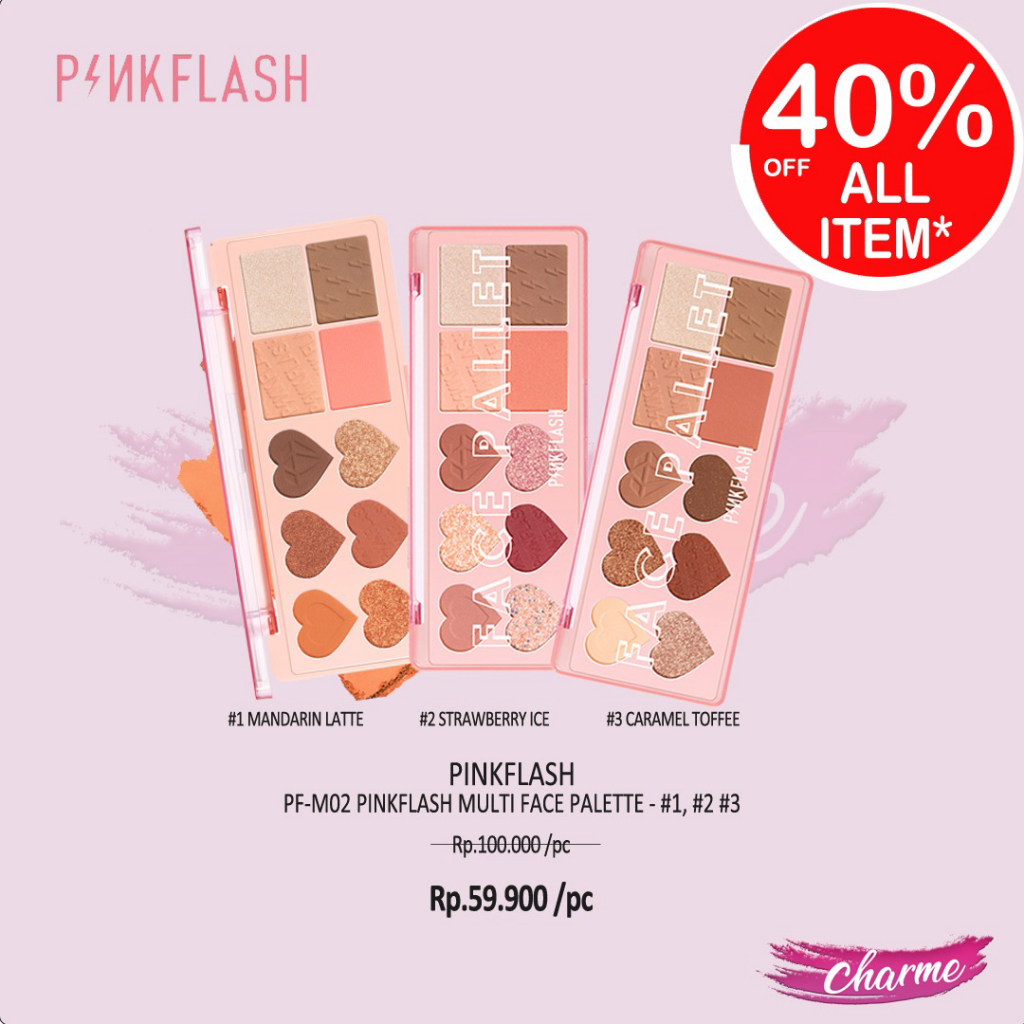 (READY & ORI) Pinkflash Pink Flash Multi Face Palette PF M02 M 02 ...