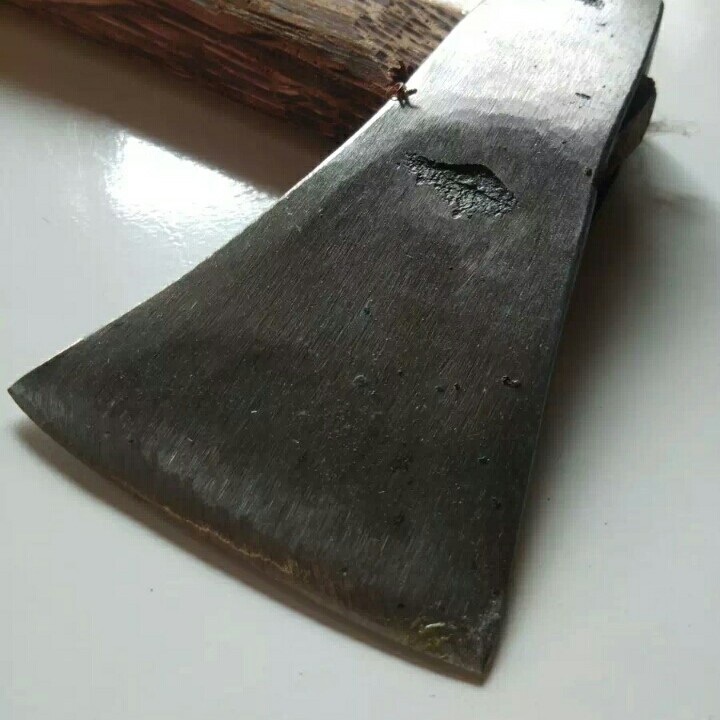 PTI . Kampak baja asli super tajam kampak / Kapak gagang kayu kelapa ...