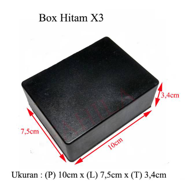Box hitam plastik X3 | Lazada Indonesia